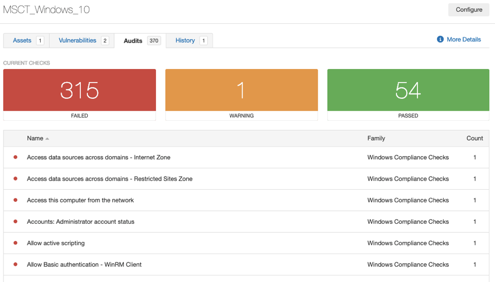 Auditing Microsoft Security Compliance Toolkit Baselines | Tenable® Auditing Microsoft Security Compliance Toolkit Baselines | Tenable®